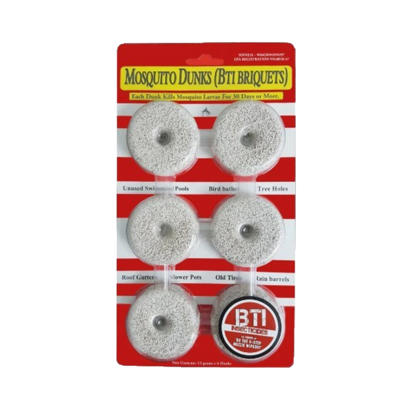 MOSQUITO DUNKS - BTI BRIQUETS 6PCS PKT | Shop Online at Ban Nee Chen ...